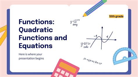 Functions Quadratic Functions And Equations