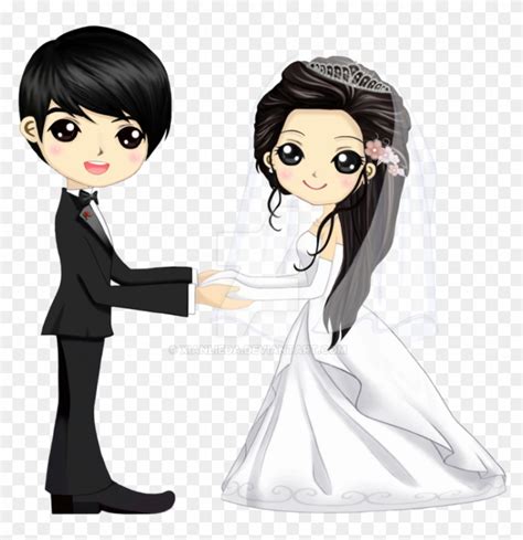 Monmons Wedding Chibi By Xianlieda Anime Chibi Wedding Couple Free