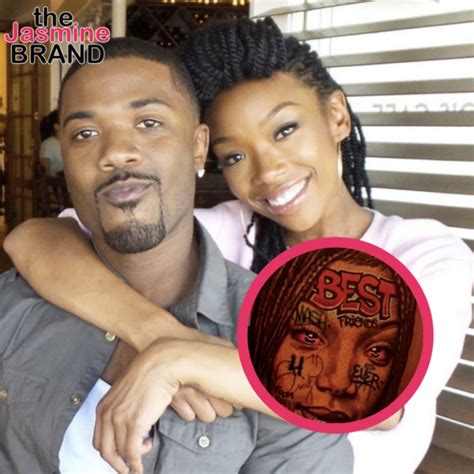 Brandy Is Honored Brother Ray J Got A Tattoo Of Her Face But She