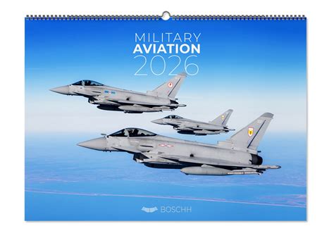 A3 Military Aircraft Calendar 2026