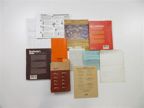 Assorted Reloading Book Manual Lot