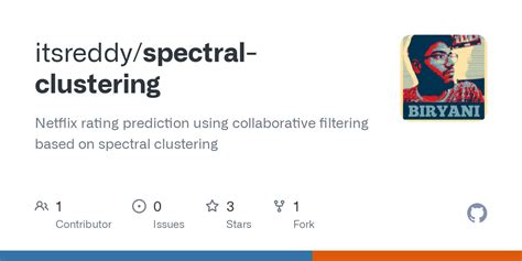 Github Itsreddyspectral Clustering Netflix Rating Prediction Using