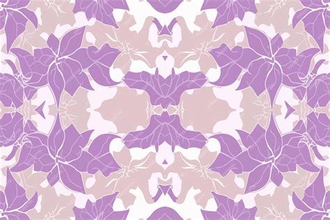 Premium Vector Floral Seamless Pattern Light Pink Tone Background