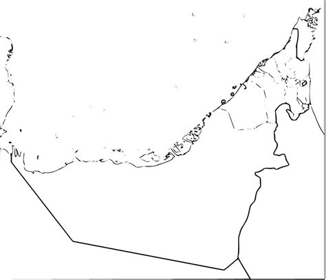 United Arab Emirates Map Image Coloring Page Download Print Or Color