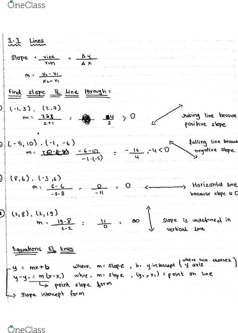 MATH Final Exam Guide Comprehensive Notes For The Exam Pages OneClass