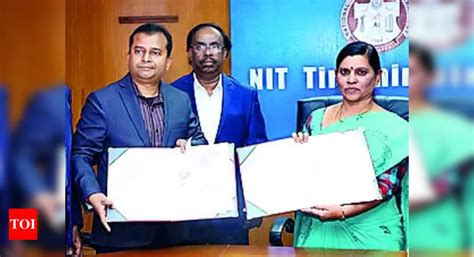 Nit Trichy Inks Mou With Datanetiix Solutions Trichy News Times Of India