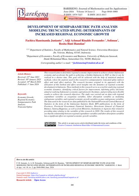 Pdf Development Of Semiparametric Path Analysis Modeling Truncated Spline Determinants Of
