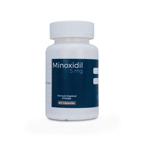 Minoxidil 5mg Frasco De 60 Cápsulas Para La Alopecia Skingroup Store