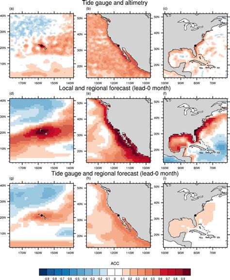 Spatial Correlation Patterns Between Sea‐level Anomalies At Three Download Scientific Diagram