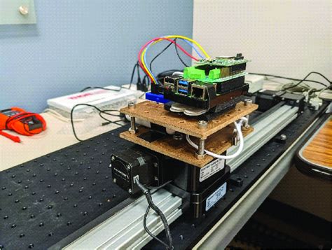 The Uwbimu Tracking Device Installed On The Testing Platform