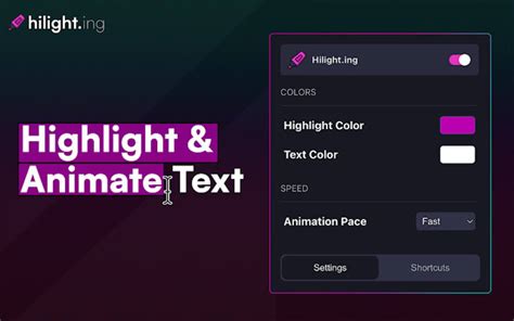 Highlight Animate Text para Google Chrome Extensão Download