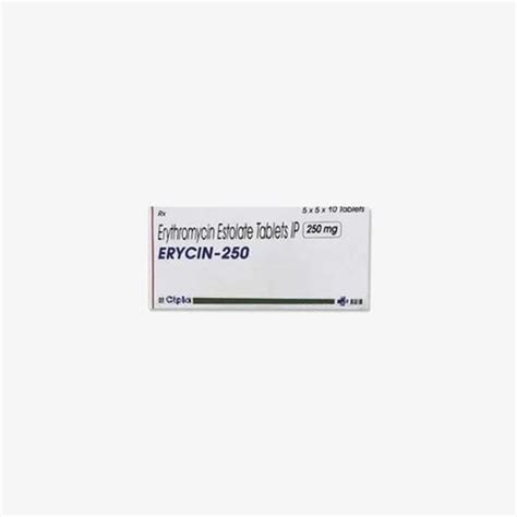 Erycin Erythromycin Tablet At ₹ 70 Box Ekta Palace Nagpur Id
