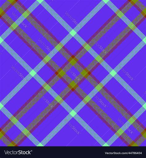 Fabric Background Seamless Textile Plaid Texture Vector Image