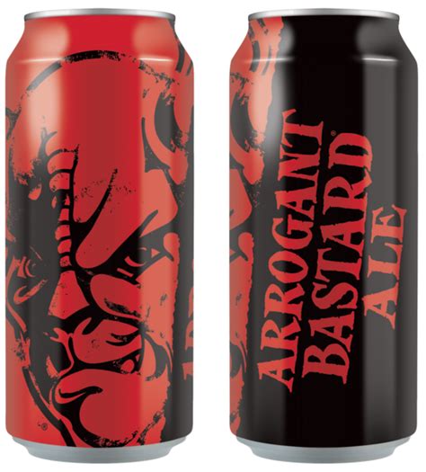 Arrogant Bastard Ale 16oz Can Bine And Vine