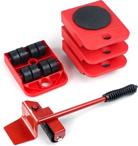 Furniture Dolly With 4 Wheels And Furniture Lifter 330 Lbs Load Capacity