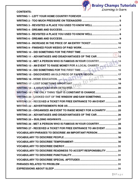 Writing Samples Igcse Esl 0510 1 Pdf Dream Road