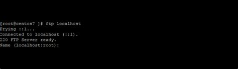 Install And Configure Proftpd On Centos