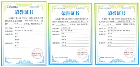 喜报！东华理工大学在第七届全国大学生嵌入式芯片与系统设计竞赛fpga创新设计赛道中获佳绩