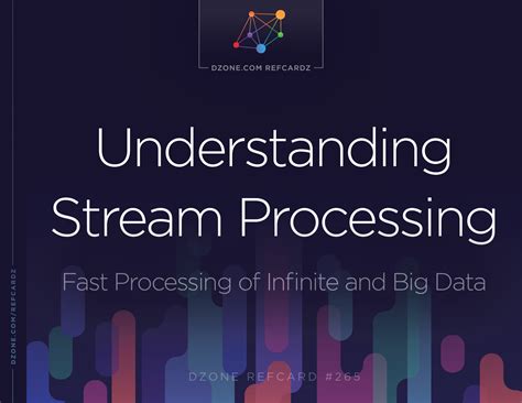 Understanding Stream Processing Dzone Refcardz Understanding Stream Processing Dzone Refcardz