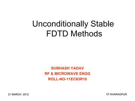 Fdtd Ppt