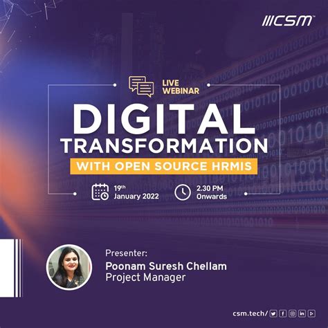 csm technologies on linkedin csmwebinar opensource erp hrmis