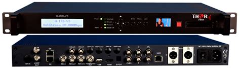Thor Fiber H HD IRD V3a ATSC IRD For 8VSB DVB ASI Or IP To 3G SDI HDMI YPbPr CVBS Outputs