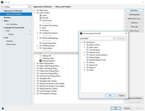how to add xdebug control buttons to phpstorm kagg