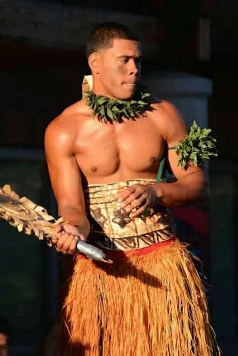 Tongan Man Toko Polynesian Men Samoan Men Tongan People