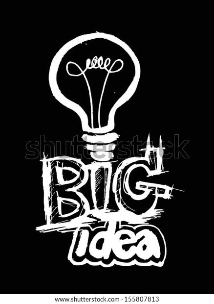 Concept Idea Inspired Bulb Shape Vector Stock Vector Royalty Free