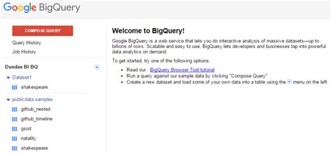 Connecting To Google BigQuery How To Connect To Data Documentation Learning