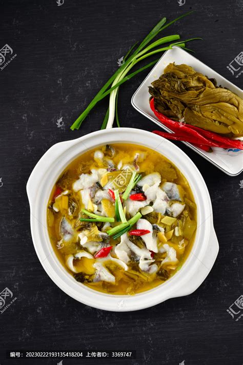 酸菜鱼水煮鱼泡椒 中国菜系 食品餐饮 摄影素材 汇图网www huitu