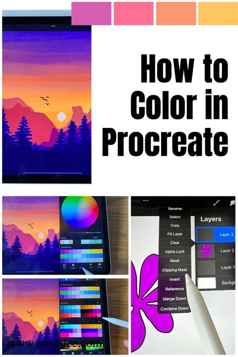 How To Color In Procreate Procreate Ipad Tutorials Procreate