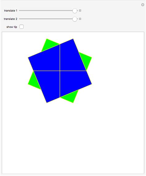 Another Octagram To Square Dissection Wolfram Demonstrations Project