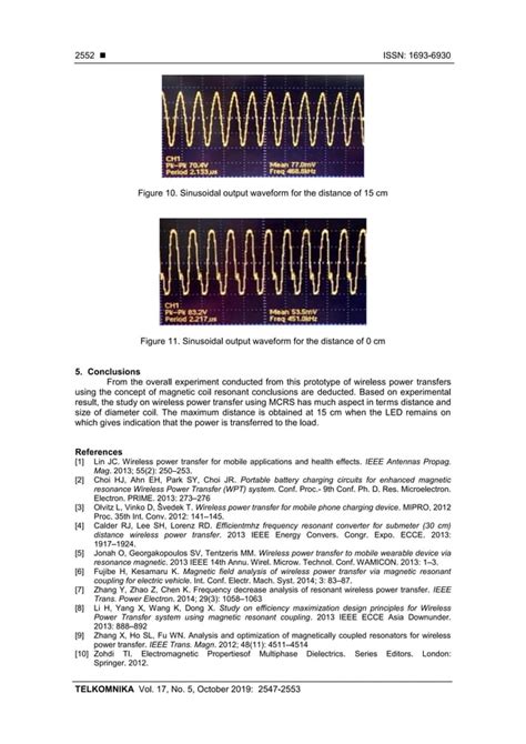 Wireless Power Transfer Using The Concept Of Magnetic Coil Resonant System Pdf