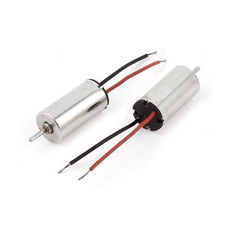 2 Pcs Dc 15v 37v 40000rpm Speed 6mm X 12mm Mini Micro Coreless Motor