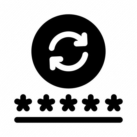 Password Refresh Lock Security Reset Reload Safety Icon
