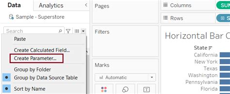 how to use parameters to switch between different charts in the same