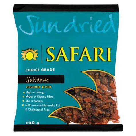Safari Orange River Sundried Saltanas 500g Check That