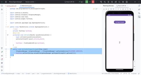 how to get the signal strength of the phone s cellular network in your android app