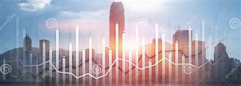 Financial Growth Chart Graph Diagram Analysis Big Data Trading