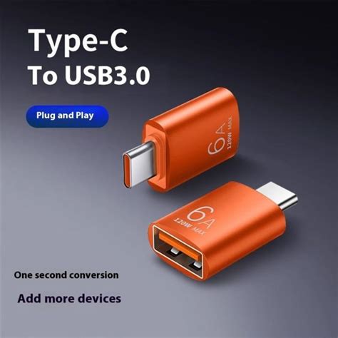 Type C เป็น Usb 3 0อะแดปเตอร์สำหรับการเชื่อมต่อทันทีและการขยายอุปกรณ์ Th