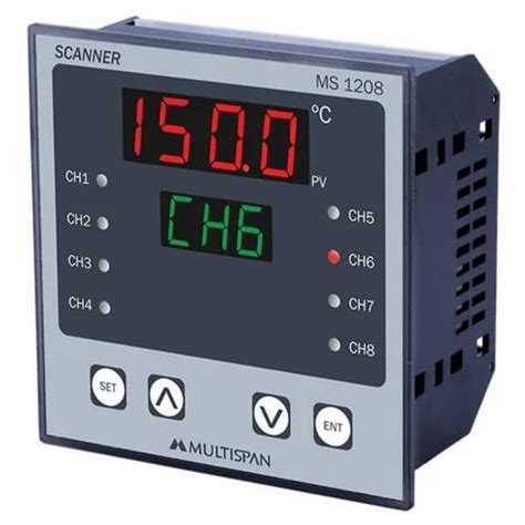 Multispan RTD Sensor Channel Industrial Temperature Scanner VAC Model Name Number MS