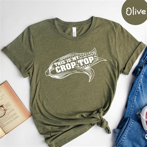 Funny Graphic Crop Top Etsy