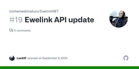 Ewelink Api Update Issue Luisllamasbinaburo Ewelinknet Github