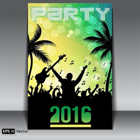 여름 파티 포스터 템플릿 Eps Uidownload