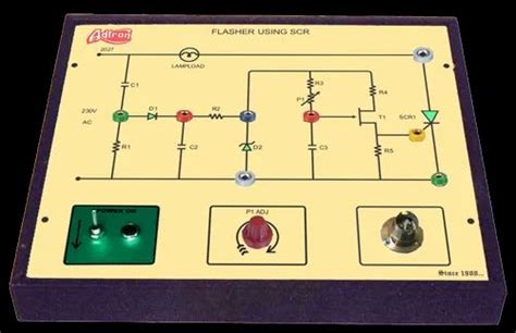 Electrical Analog Flasher Using Scr Trainer For Laboratory Model Name