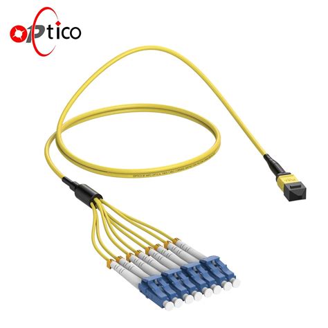 China 8F MTP MPO To LC Breakout Cable OS2 Manufacturers And Suppliers Factory Wholesale