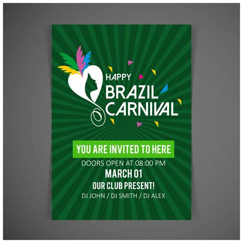 Rio Carnival Poster Background