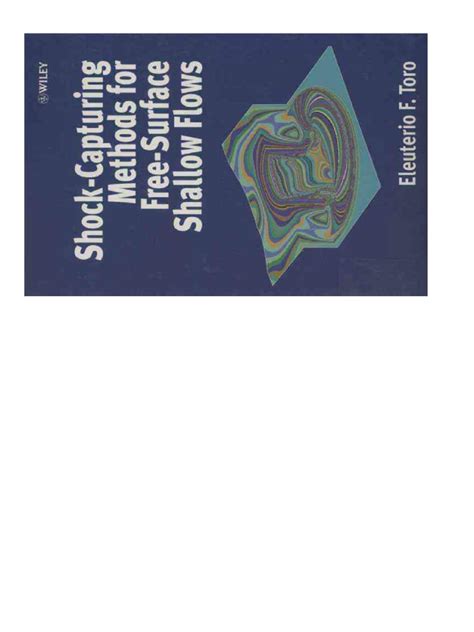 Toro Shock Capturing Methods For Free Surface Shallow Flows Pdf
