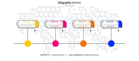 아이콘이 있는 벡터 인포그래픽 레이블 템플릿입니다 5 가지 옵션 또는 단계 비즈니스 개념에 대한 인포그래픽 정보 그래픽 순서도 프리젠 테이션 웹 사이트 배너 인쇄물에 사용할
